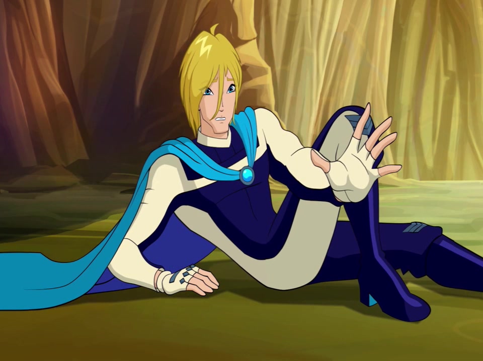 Imágenes de Sky defendiendo a Bloom de las Trix - Winx Club All