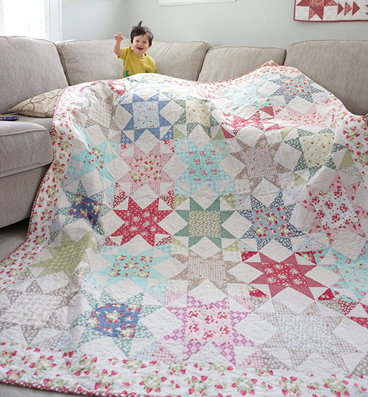 Patchwork Quilting Star-free Pattern