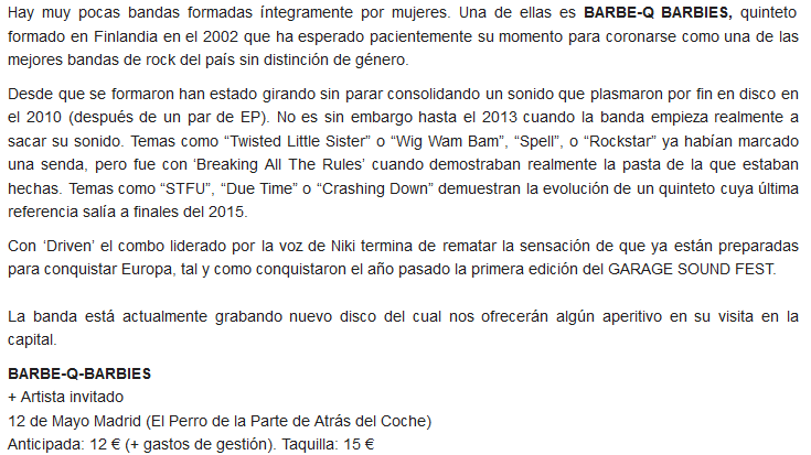 BARBE-Q-BARBIES regresan para presentarnos su nuevo álbum