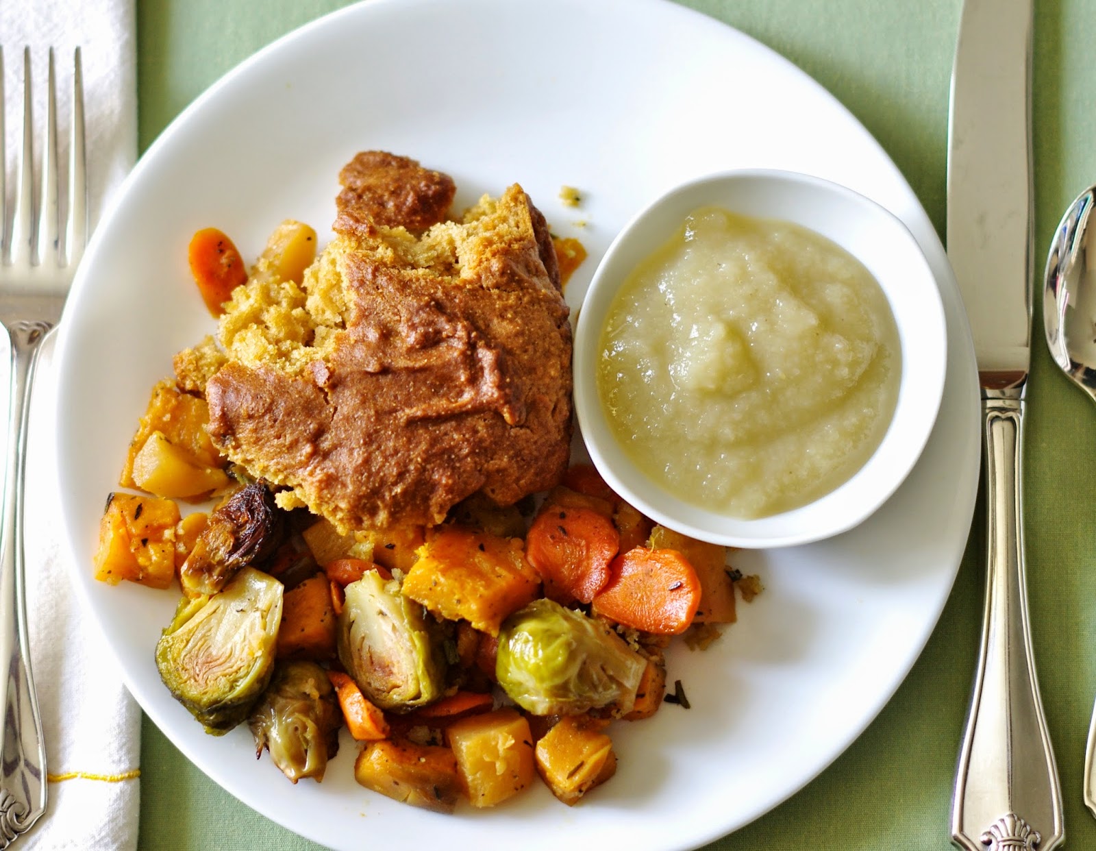 Sage Trifle: Roasted Vegetable Cobbler