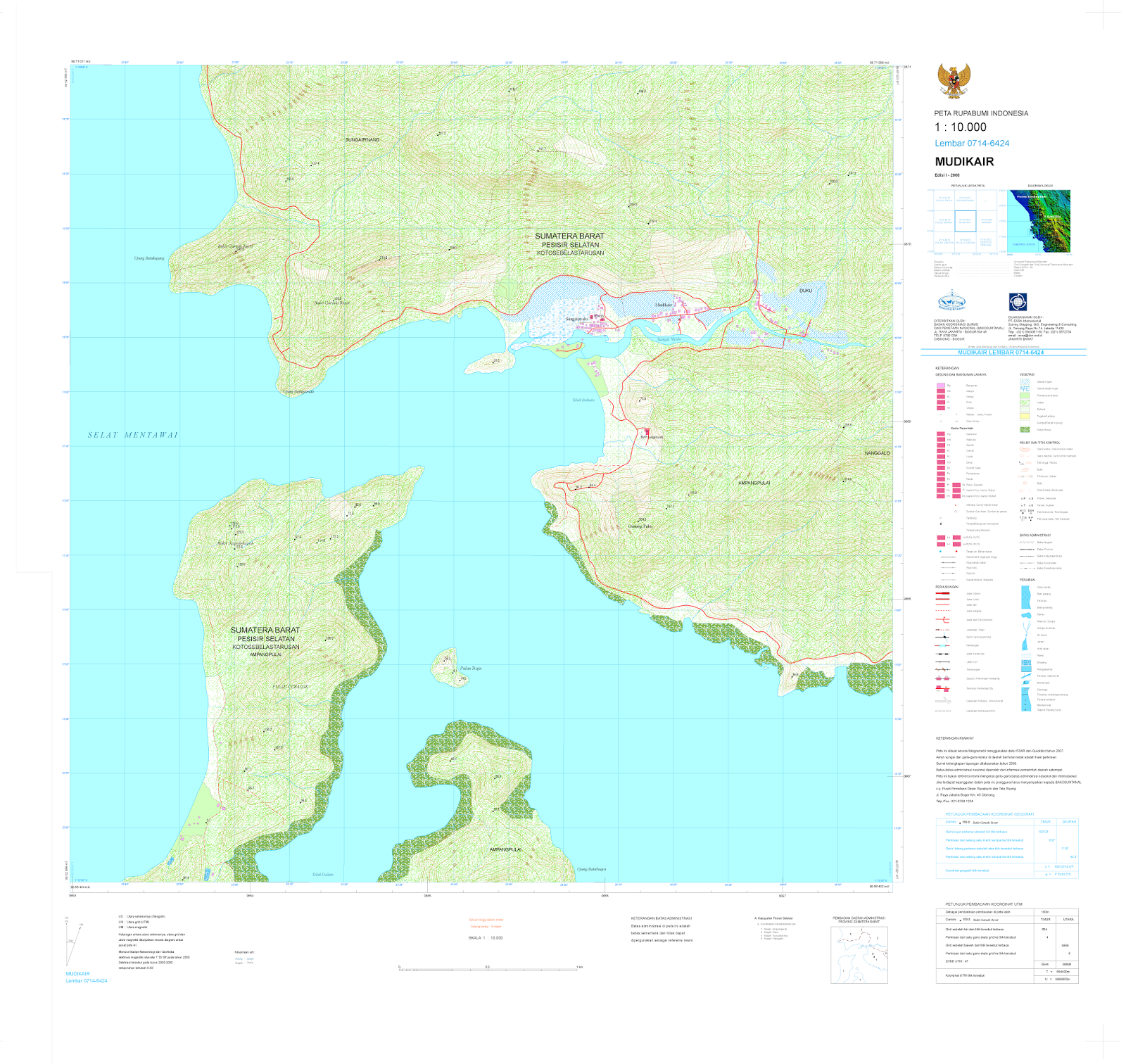 IPAMAS JAKARTA: Peta RBI [Topografi]