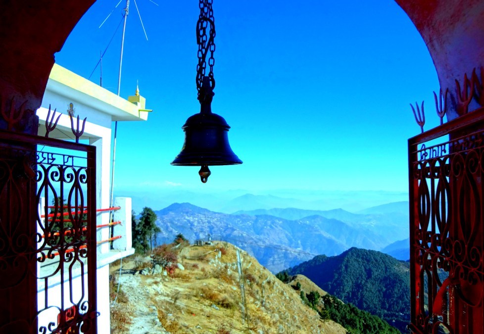 Surkanda Devi Temple in Dhanaulti Uttarakhand India