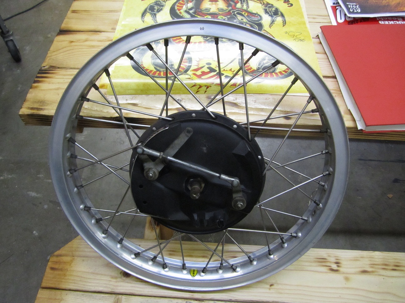 Born Loser: Triumph 21"Akront Wheel [[ sold ]]