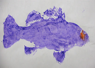 The David Lubin Art Studio: Fish Prints