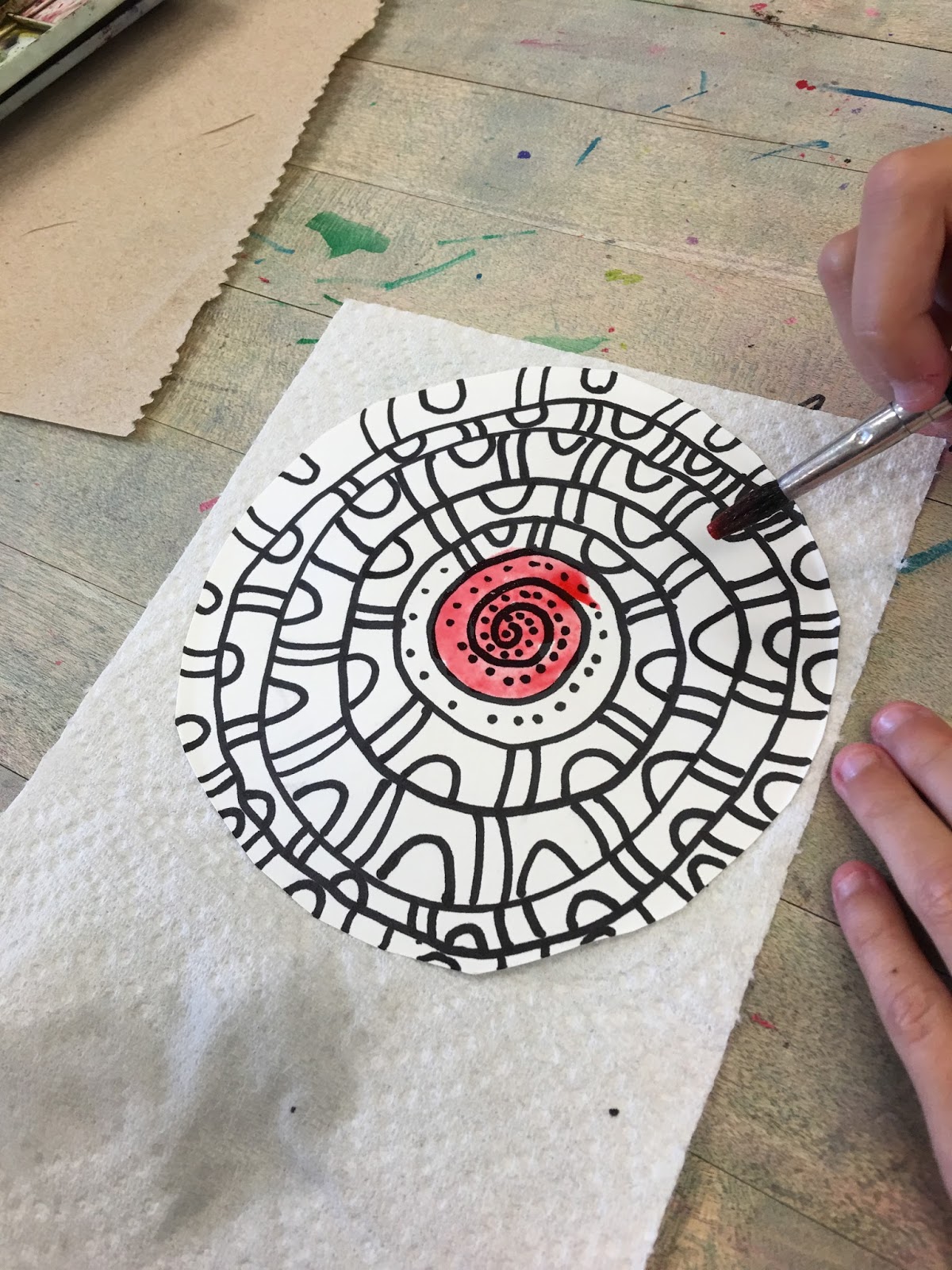 Art Room Blog: 4th Grade Dot Day Project...