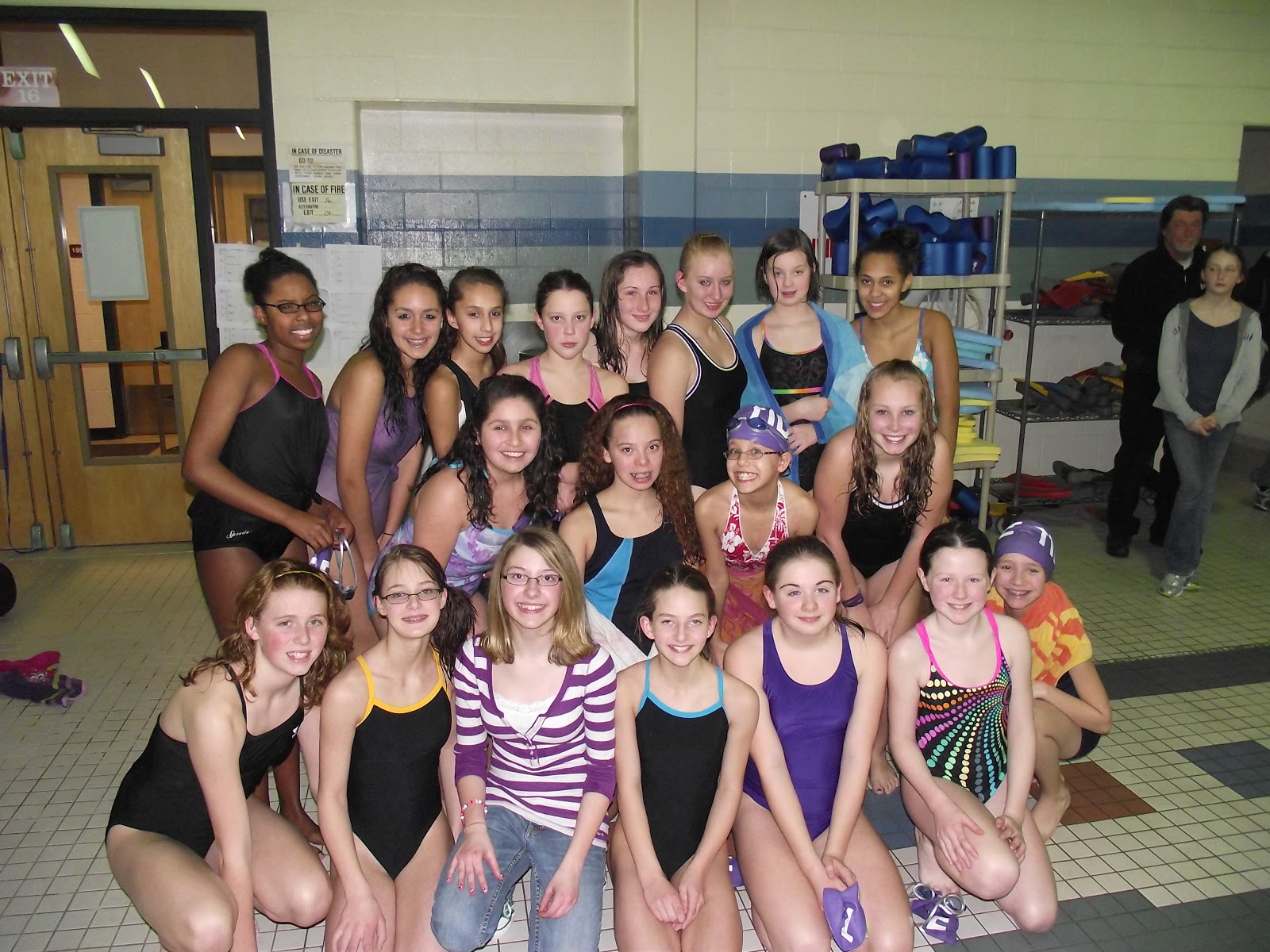 Beloit TIDE Swim/Dive: Middle Lady TIDE Champions of the Dual City Meet