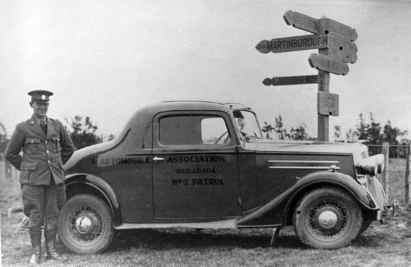 transpress nz: an odd AA patrol car