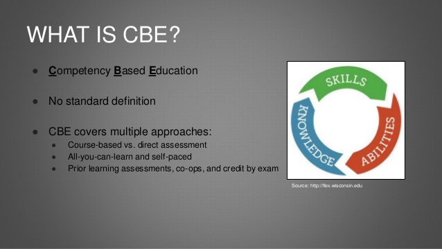 Competency-Based Education (CBE).