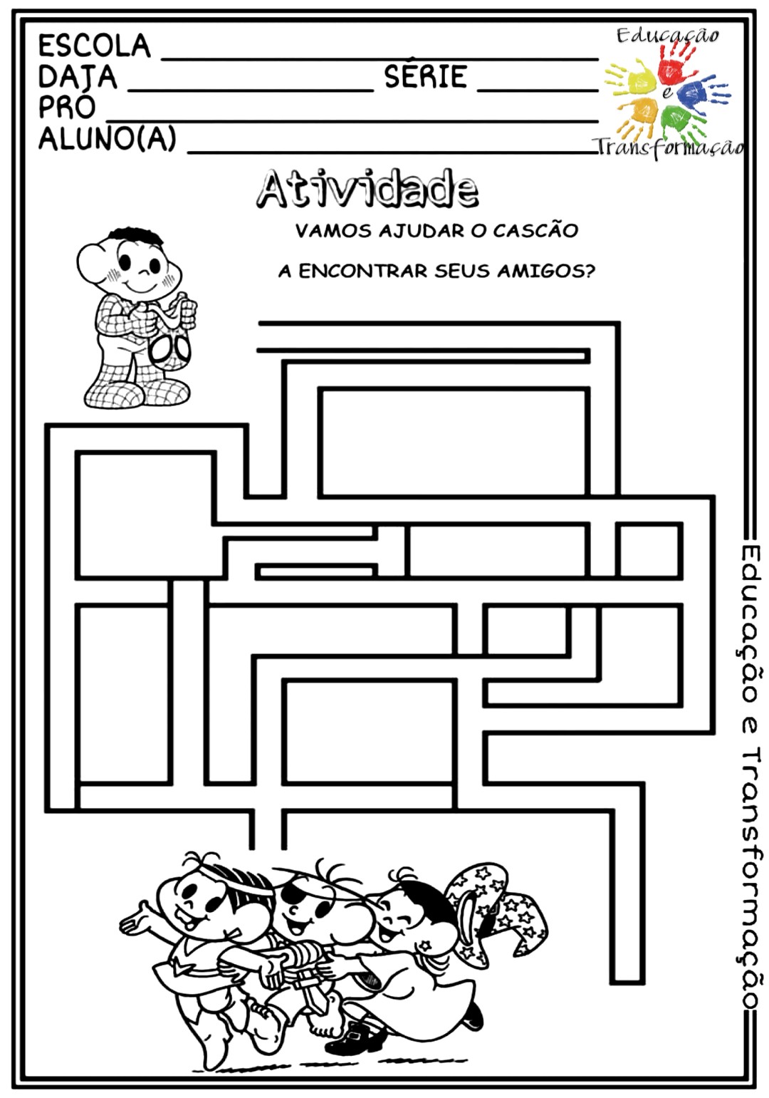 Turma da Mônica: carnaval Atividades com temática carnavalesca com a ...