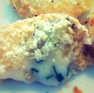 miss igs: Baked Breaded Goats Cheese