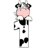 Brinquedoteca Brincar e Aprender: NÚMEROS DE VAQUINHA