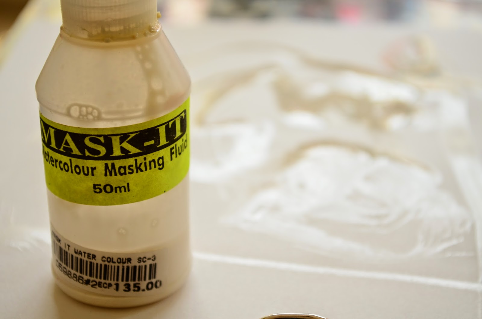 Practical Mom: Preschooler Art With Watercolor Masking Fluid