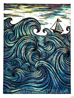 Mr. Bob's Middle & High School Art Room: Block Reduction printmaking ...