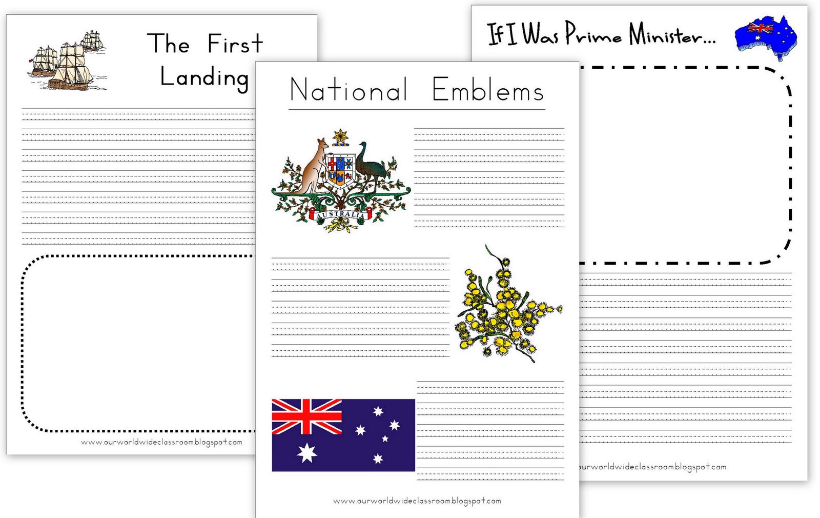 Free Printable Australia Day Learning Packet