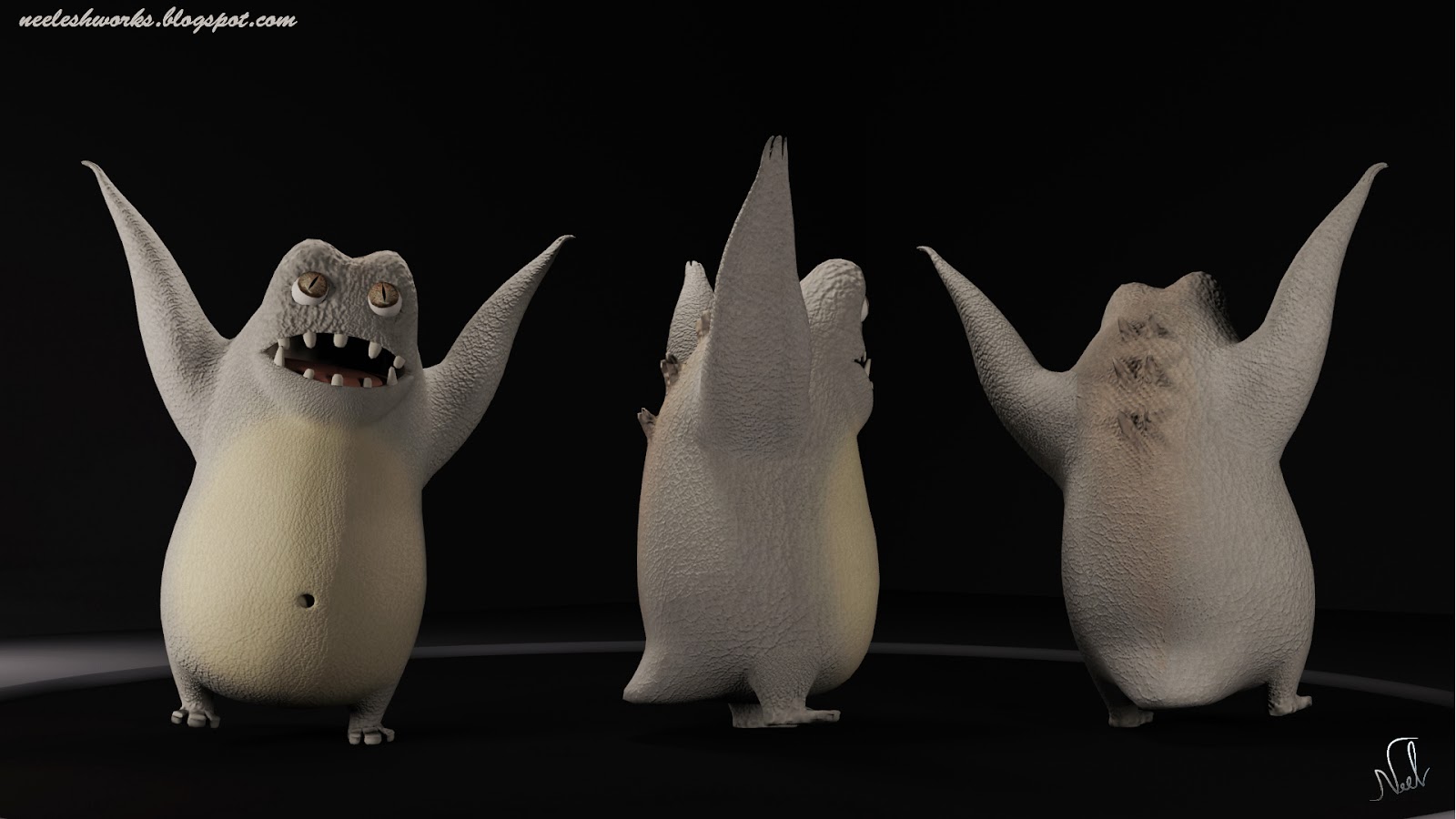 Small mons Character | Neelesh Works