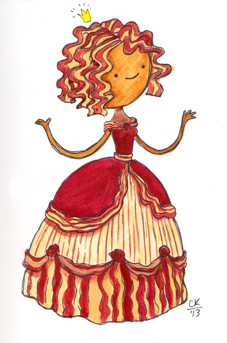 Scribble Nerds: Bacon Challenge - Adventure Time Bacon Princess