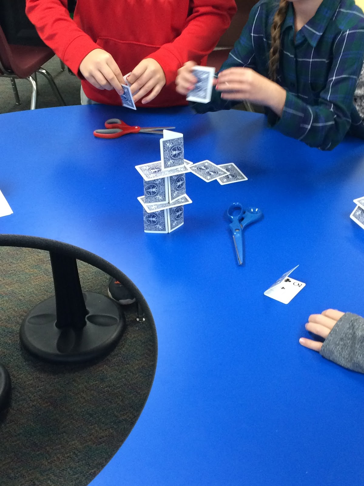 Fab and Fun in 3rd!: STEM Challenge: House of Cards