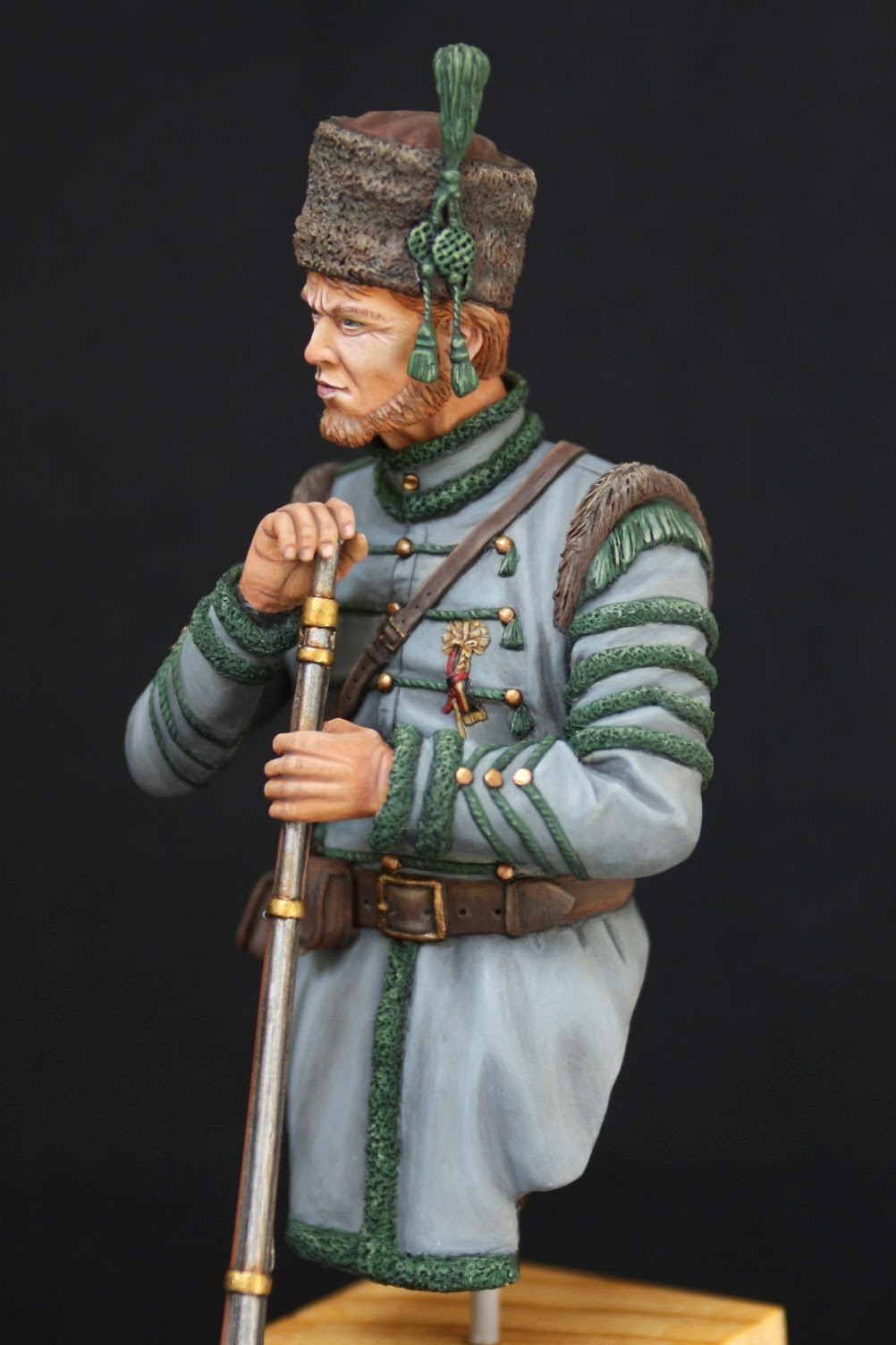 PAINTED FIGURES BY MIKE CRAMER: South Carolina Charleston Rifleman 1860