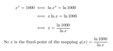 The Java Mathematician: Finding Fixed-Points of Functions