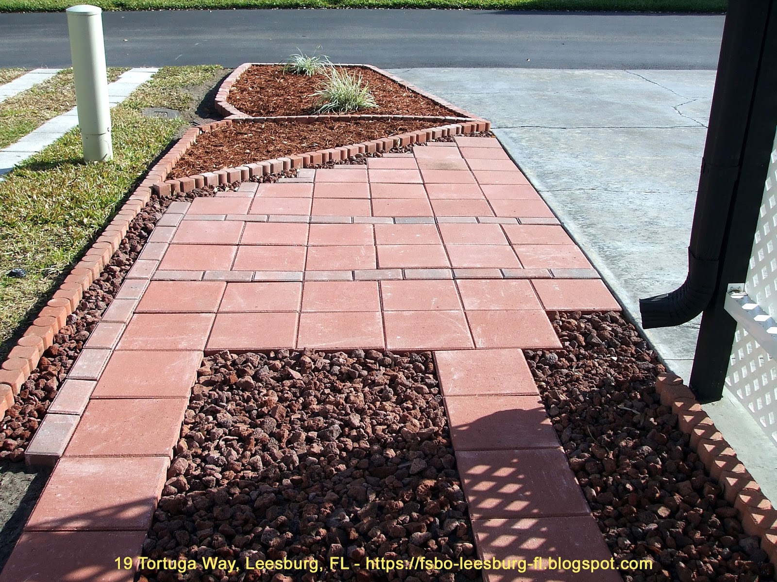 Julie Ann Brady : Blog On: Creating a Golf Cart Path in Side Yard