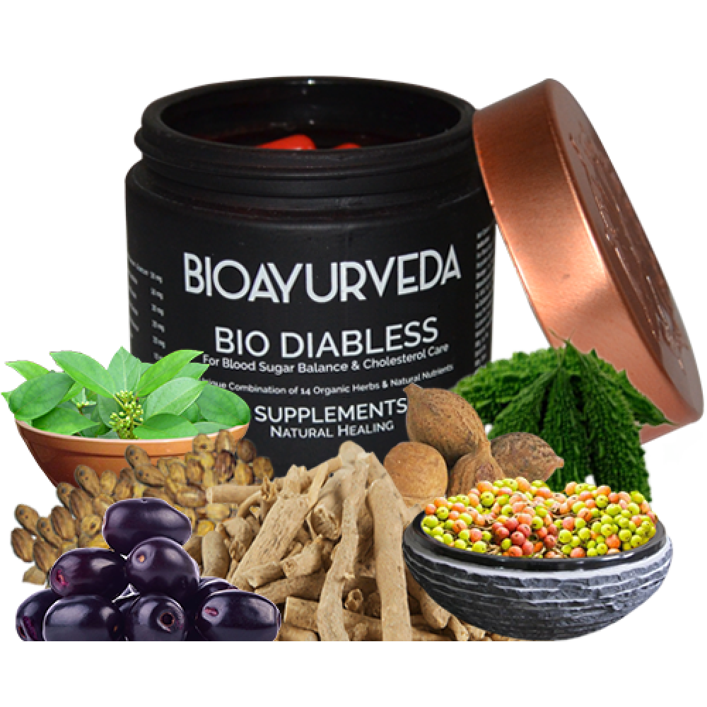 Veda Ayurveda: बायोआयुर्वेदा बायो डायबलैस सप्लीमेंट BIO DIABLESS SUPPLEMENT