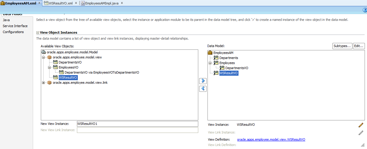 Java/Oracle/ADF : Returning Complex Data Types from ADF SOAP Web Services!