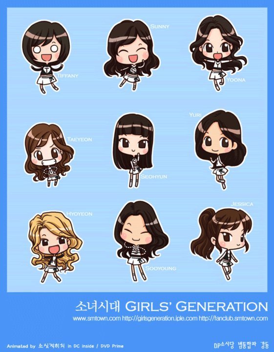 Kpopers: Girls Generation Cartoon