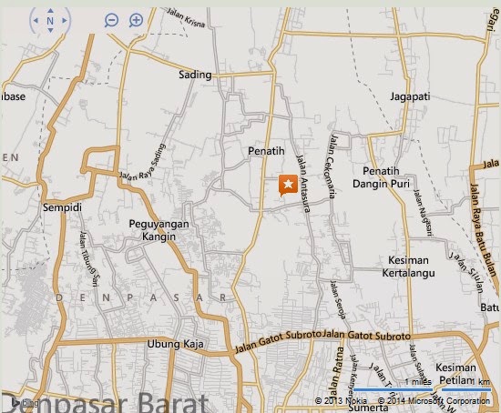 Detail Pasar Merta Sari Bali Location Map | Bali Weather Forecast and ...