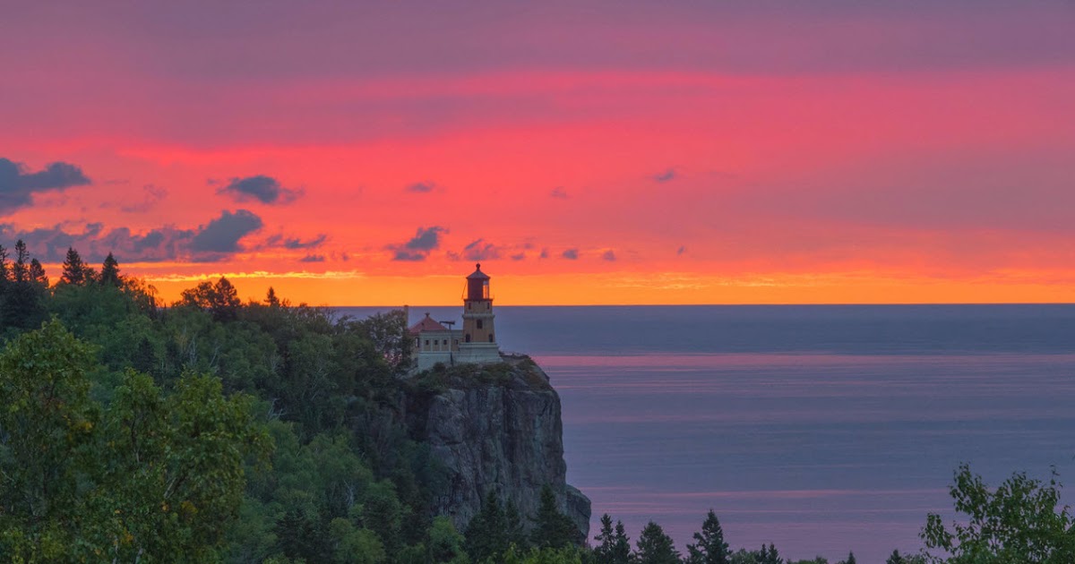 Duluth Harbor Cam: Sunrise at Split Rock Lighthouse - Paul Sundberg