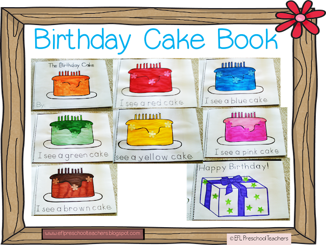 ESL/EFL Preschool Teachers: Birthday Theme Resources for ESL