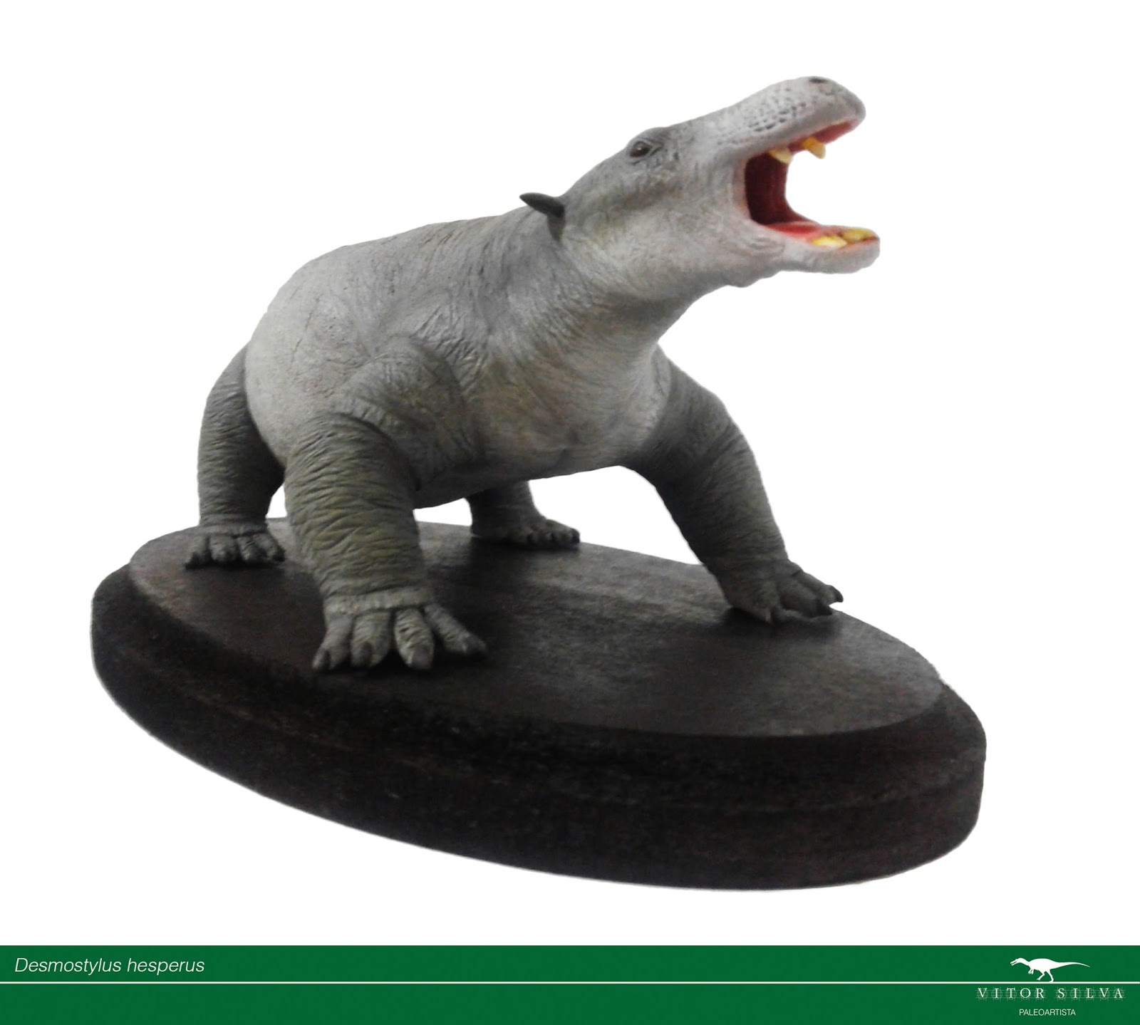 Vitor Silva - Paleoartista: Desmostylus