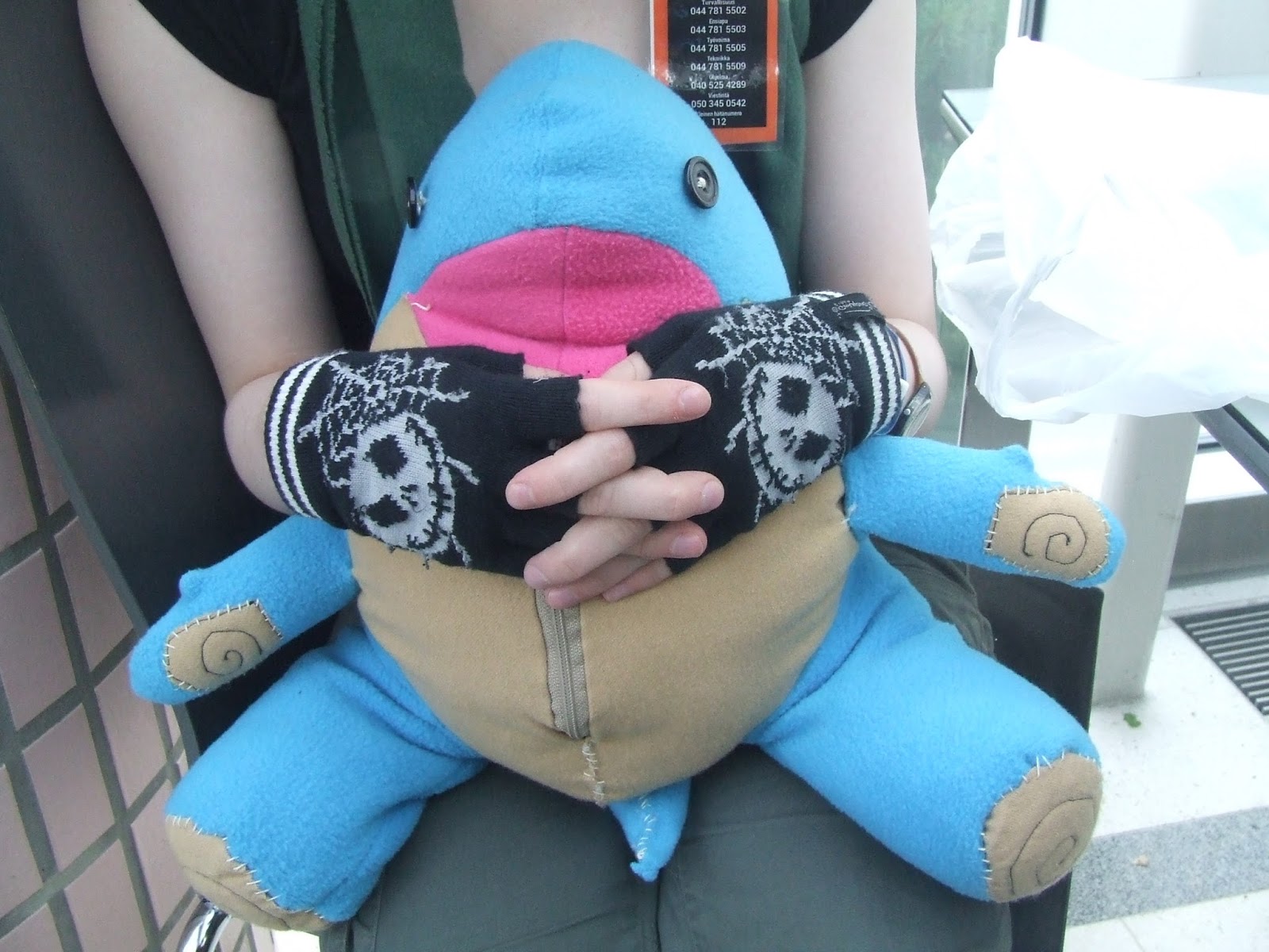 Guild Wars 2- Plushie Quaggan backpack