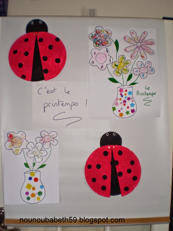 Bienvenue chez Nounou Babeth 59: C'est le printemps ! Nos coccinelles