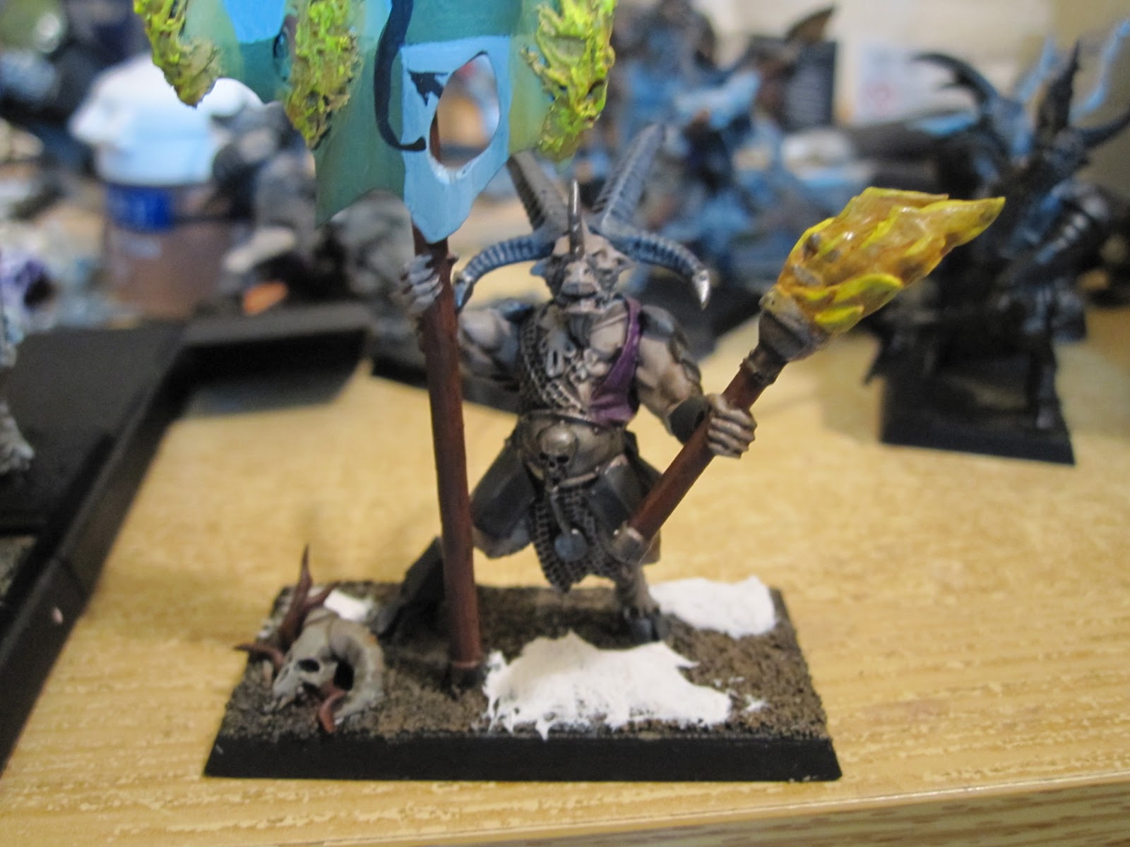 A Taste of Chaos: Despoilers - Bestigor standard bearers