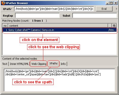Selenium Automation Using Perl As Scripting Language Xpath Identification Using Xpather In