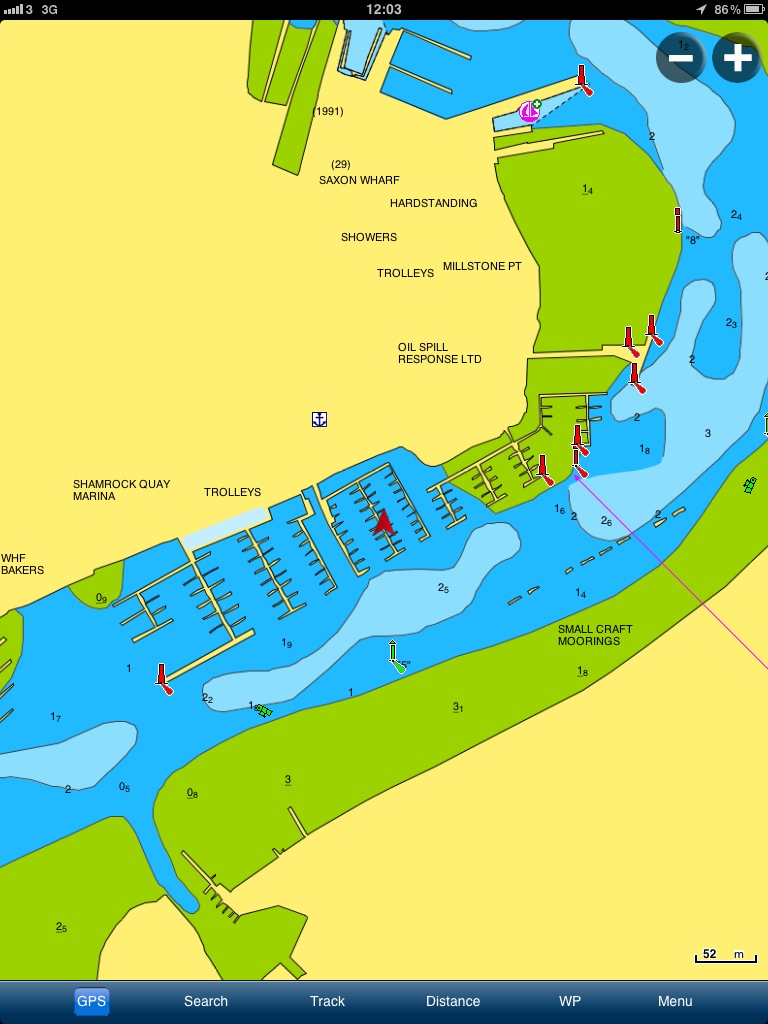 Yacht Arabella: iPad Marine Navigation