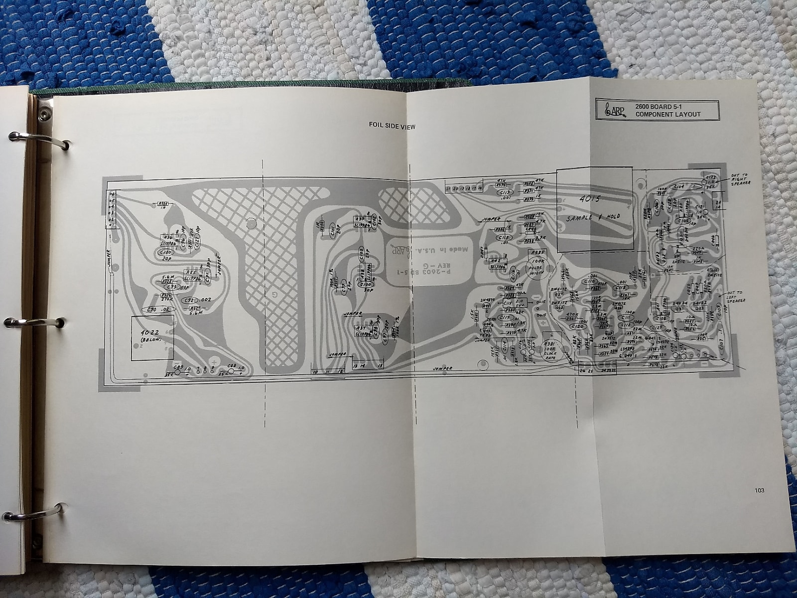 MATRIXSYNTH: ARP 2600 Original Patch Book & Service Manual