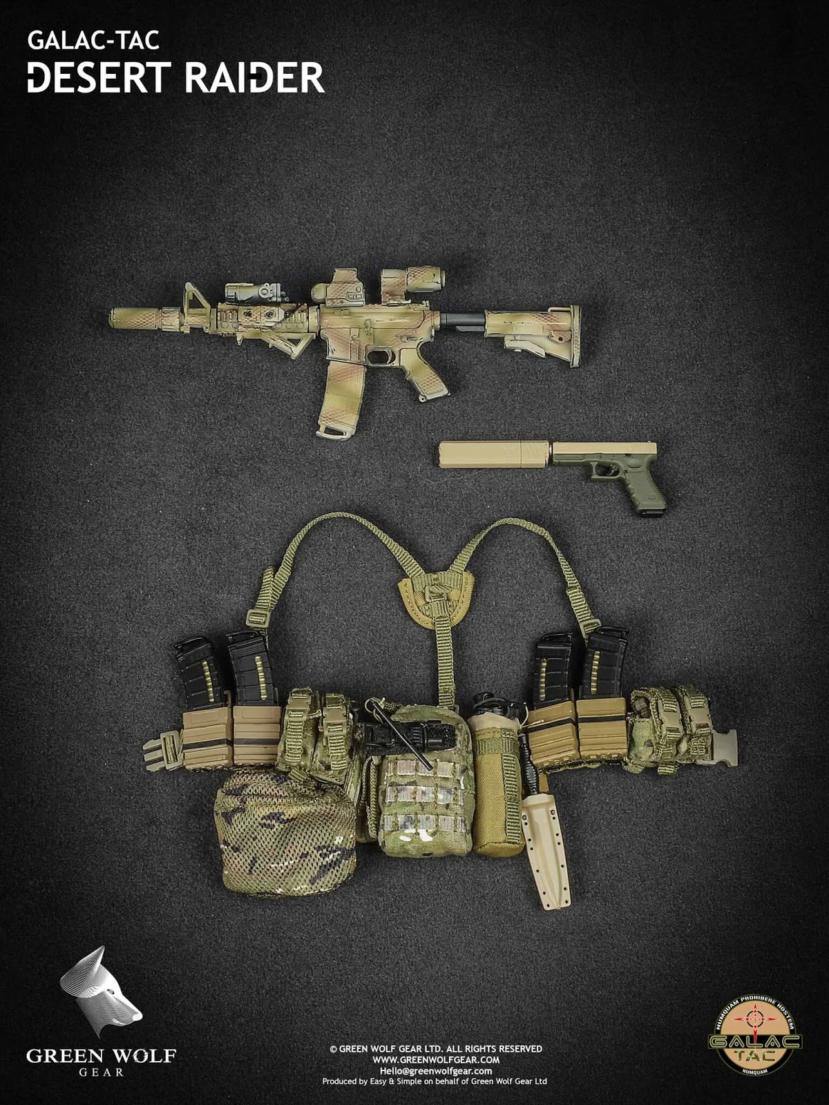 POINTBLANKTOYS.COM: Green Wolf Gear Galac-Tac Desert Raider www ...