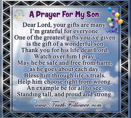 A Prayer For My Son