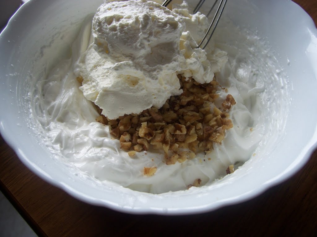 Una pincelada en la cocina: tarta tipo "comtessa" con nueces