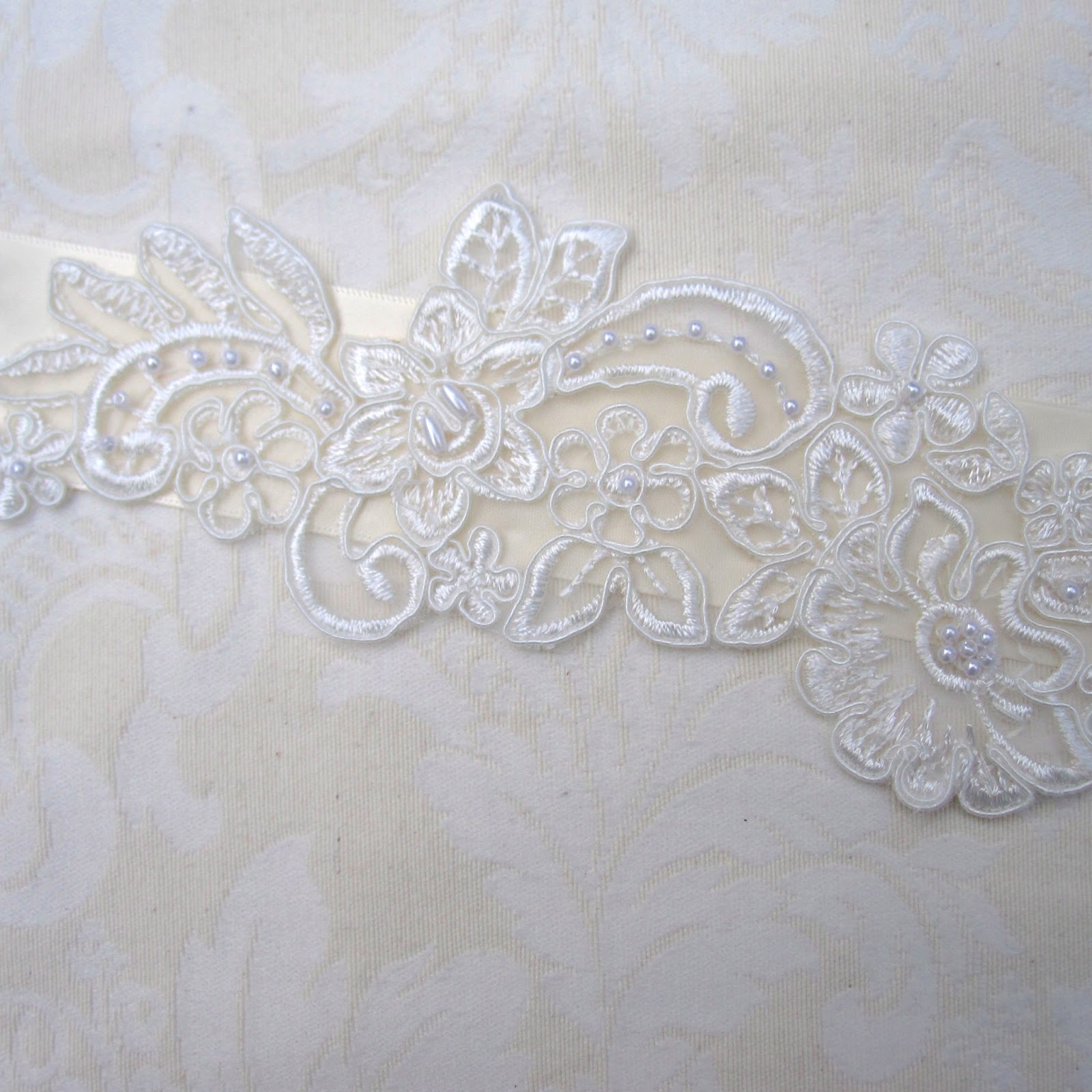 Oui Bride: Victorian Lace Bridal Sash