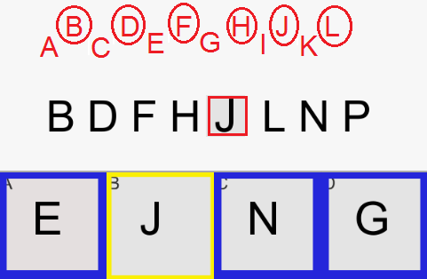 ESTUDAR PARA CONCURSO: Respostas do teste letras do alfabeto