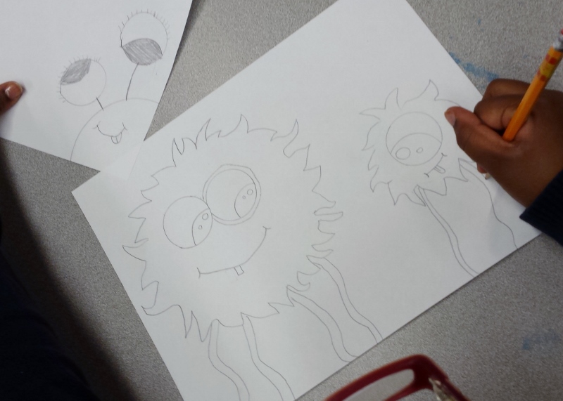 Mrs. Pearce's Art Room : Circle Monster with a Friend