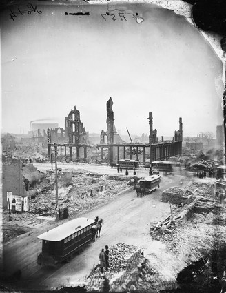 Ruins of Chicago After the 1871 Fire ~ Vintage Everyday