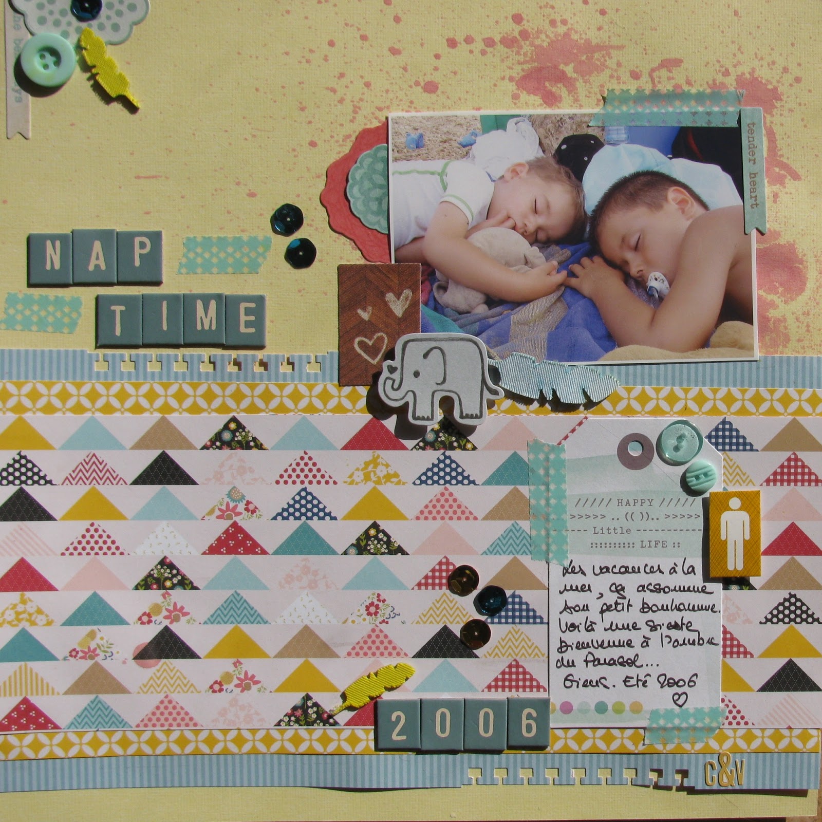 Les petits bonheurs du scrap....