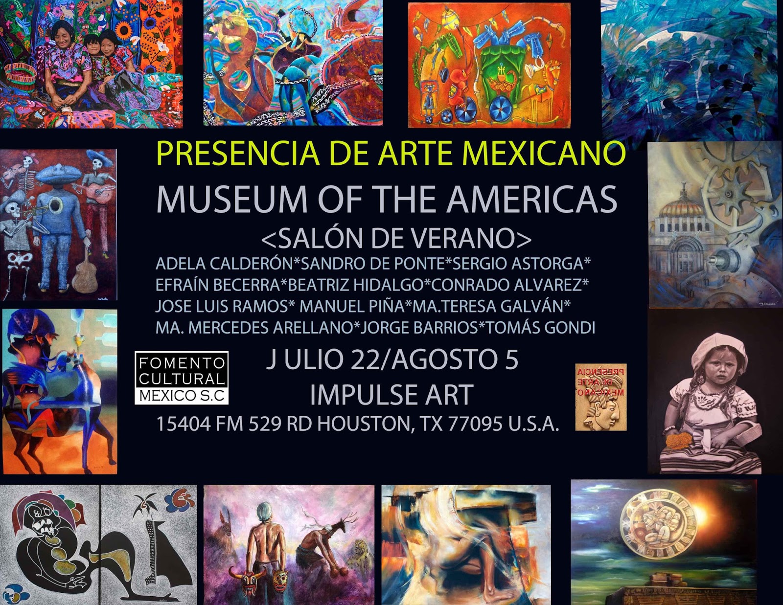 ADELLE ARTE: EXPO MUSEUM DE AMERICAS, HOUSTON 2017 Más presencia ...