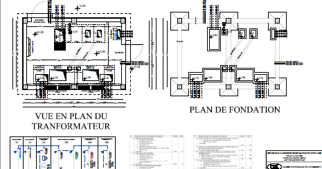 Exemple d'un Plan du Poste Transformateur Cellules Réduites 10kVA ...
