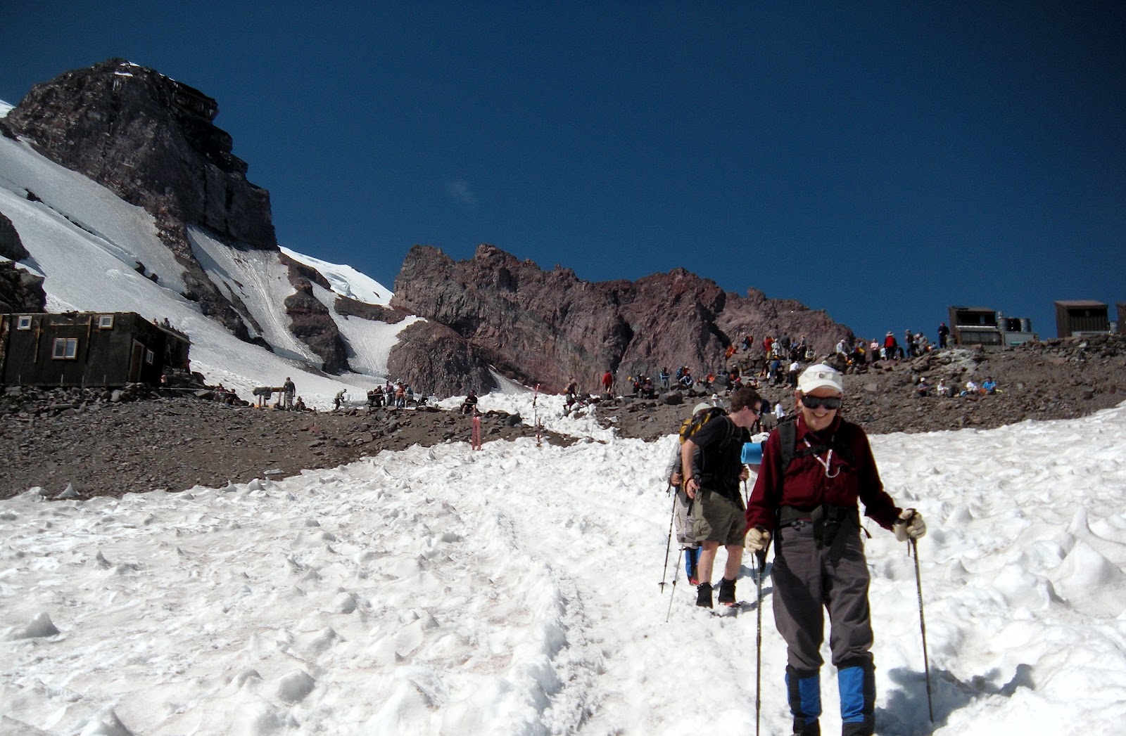 Life is a mountain.: Camp Muir (10,080') - Mt. Rainier