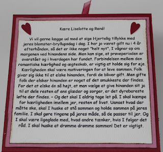 Helles kort: 4-års bryllupsdags kort (Blomster-bryllupsdag)