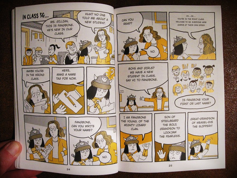 CROM!: Book Review: FANGBONE! Third Grade Barbarian! by Michael Rex